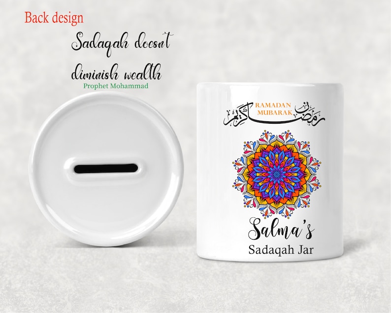 Personalized Kids Sadaqah Jar Kids Sadaqah Box Ramadan Kids | Etsy