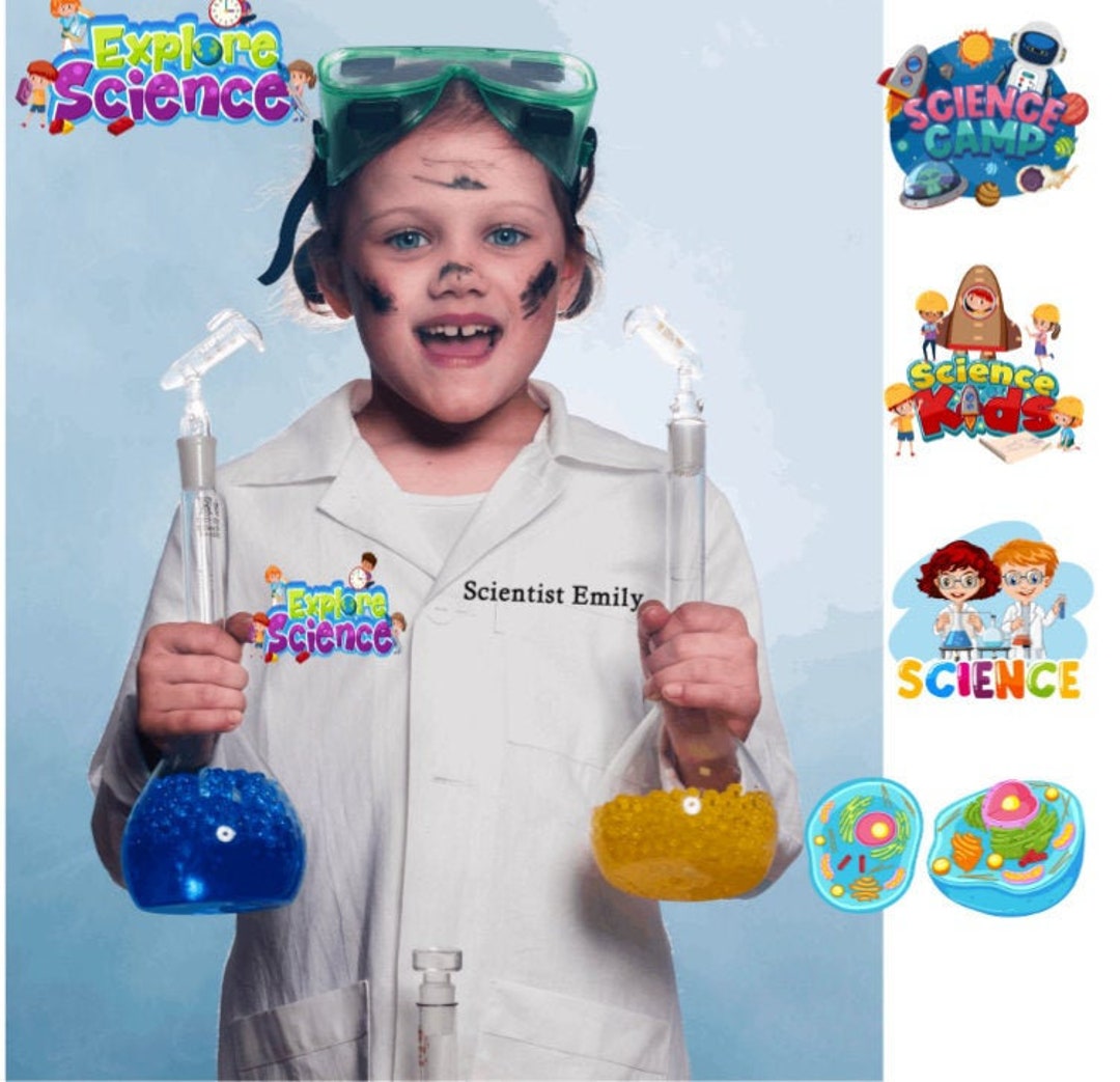 Personalized Kids Science Lab Coat, Personalized Veterinarian Kids Coat ...