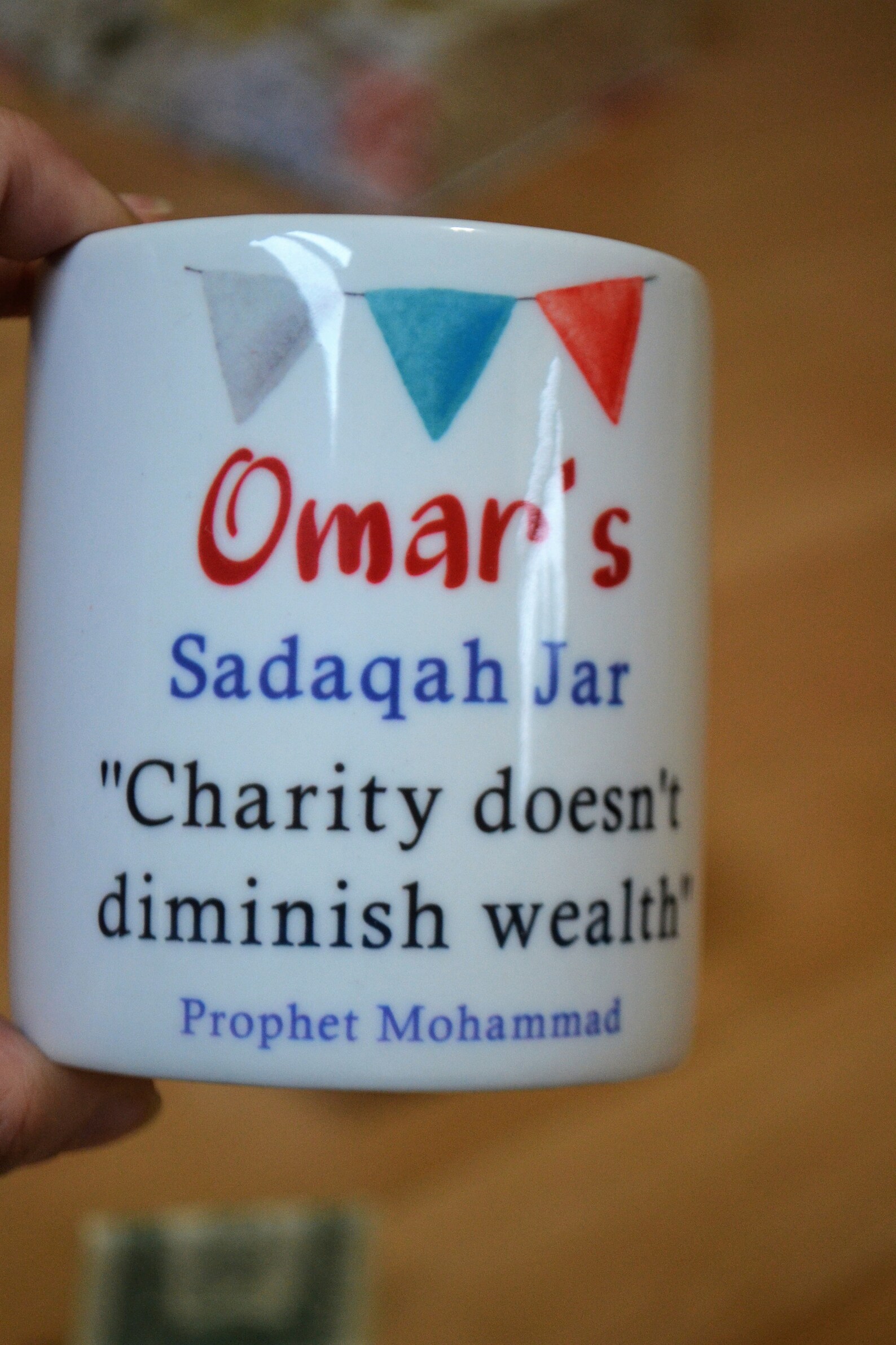 Personalized Kids Sadaqah Box Kids Sadaqah Jar Muslim Kids - Etsy