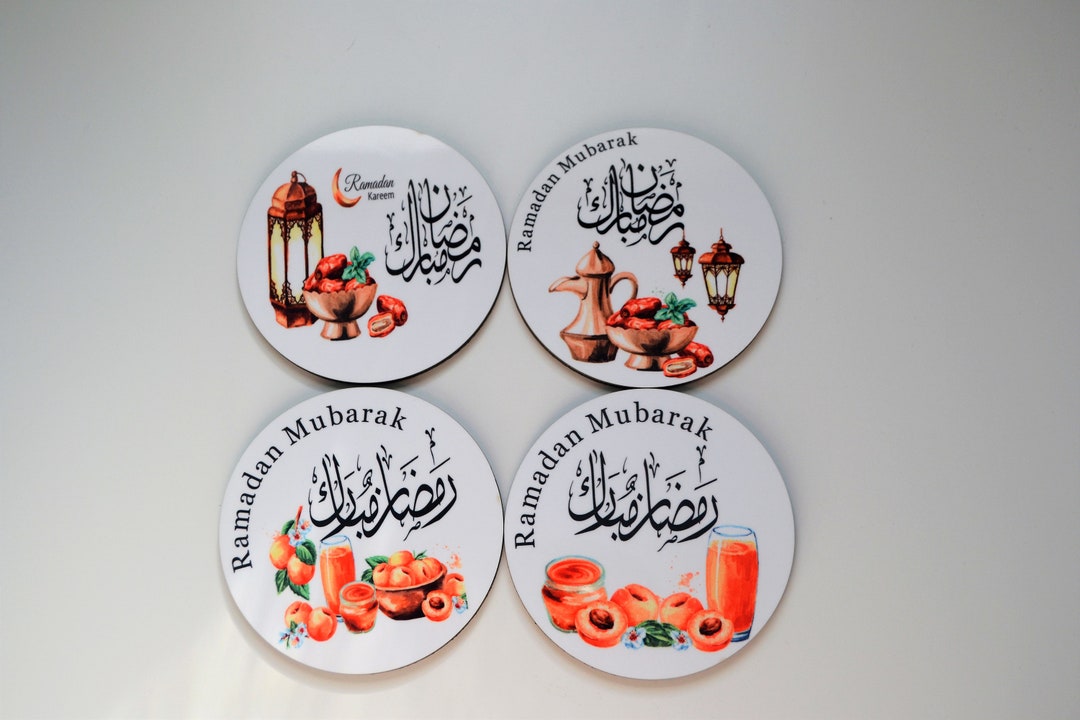 Ramadan Decoration, Ramadan Coasters, Eid Decoration, Iftar Table, Wood ...