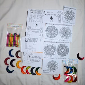 Ramadan Kids Activity Kit, Islamic Kids Favors and Treats, Ramadan ...