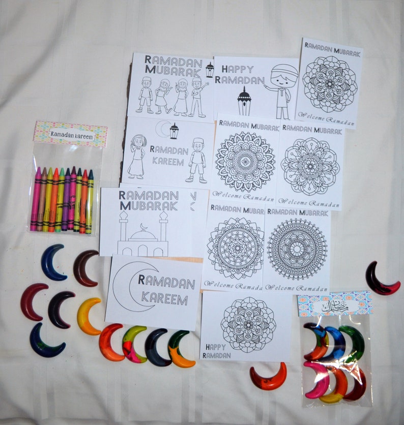 Ramadan Kids Activity Kit, Islamic Kids Favors and Treats, Ramadan ...