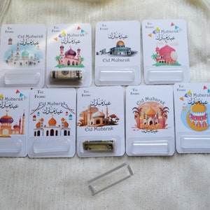 Eid Cash Holder, Eid Envelope, Personalized Eid Money Envelope, Muslim ...