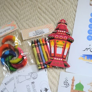 Ramadan Kids Activity Kit, Islamic Kids Favors and Treats, Ramadan ...