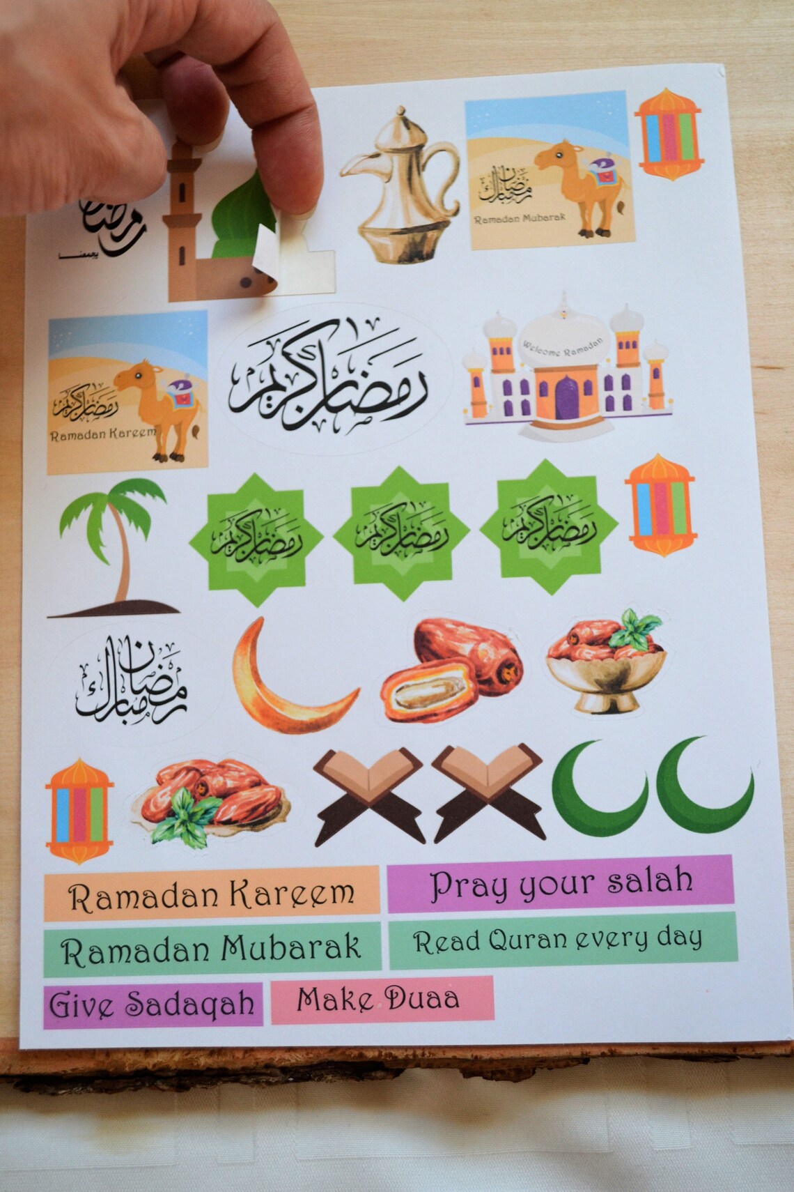 Ramadan Kids Activity Kit, Islamic Kids Favors and Treats, Ramadan ...