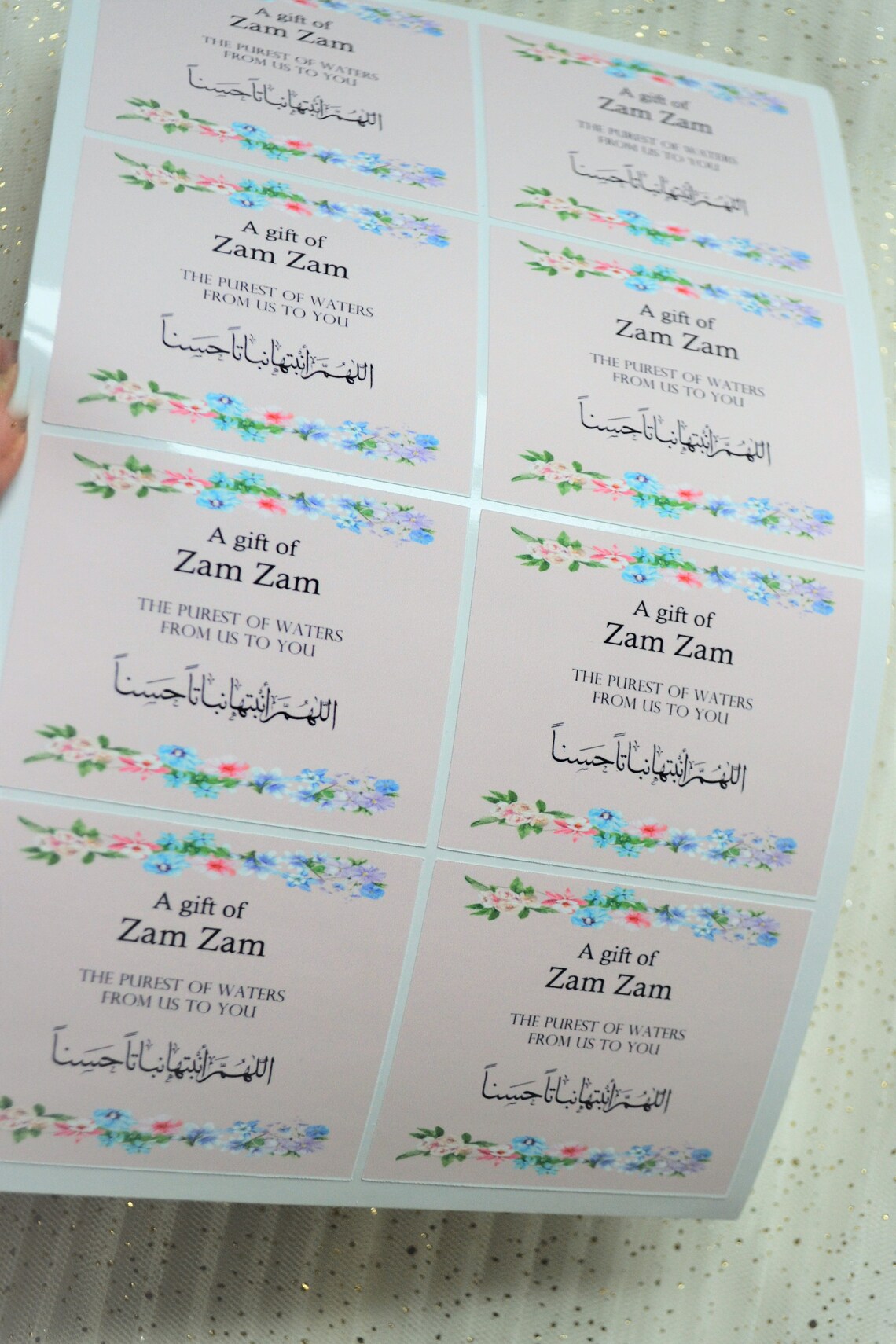 Zam Zam Water Stickers Islamic Stickers Muslim Baby Gift - Etsy