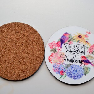 Welcome Coaster, Eid Decoration, Personalized Eid Gift, Islamic Coaster ...