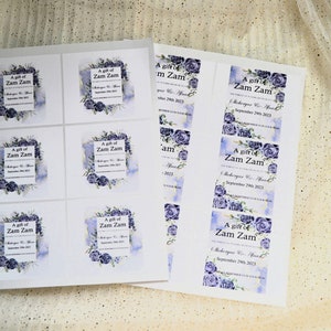 Zam Zam Water Stickers, Islamic Stickers, Muslim Baby Gift, Aqiqa ...