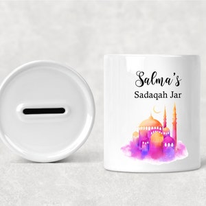 Personalized Kids Sadaqah Jar, Kids Sadaqah Box, Ramadan Kids Gifts ...