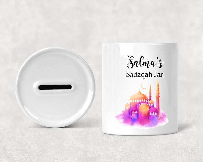 Personalized Kids Sadaqah Jar Kids Sadaqah Box Ramadan Kids | Etsy