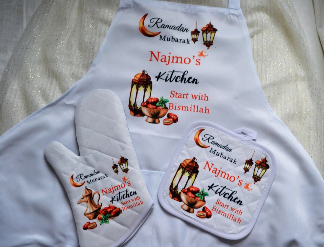 Ramadan Decoration, Ramadan Oven Mitt and Pot Holder, Ramadan Kitchen ...