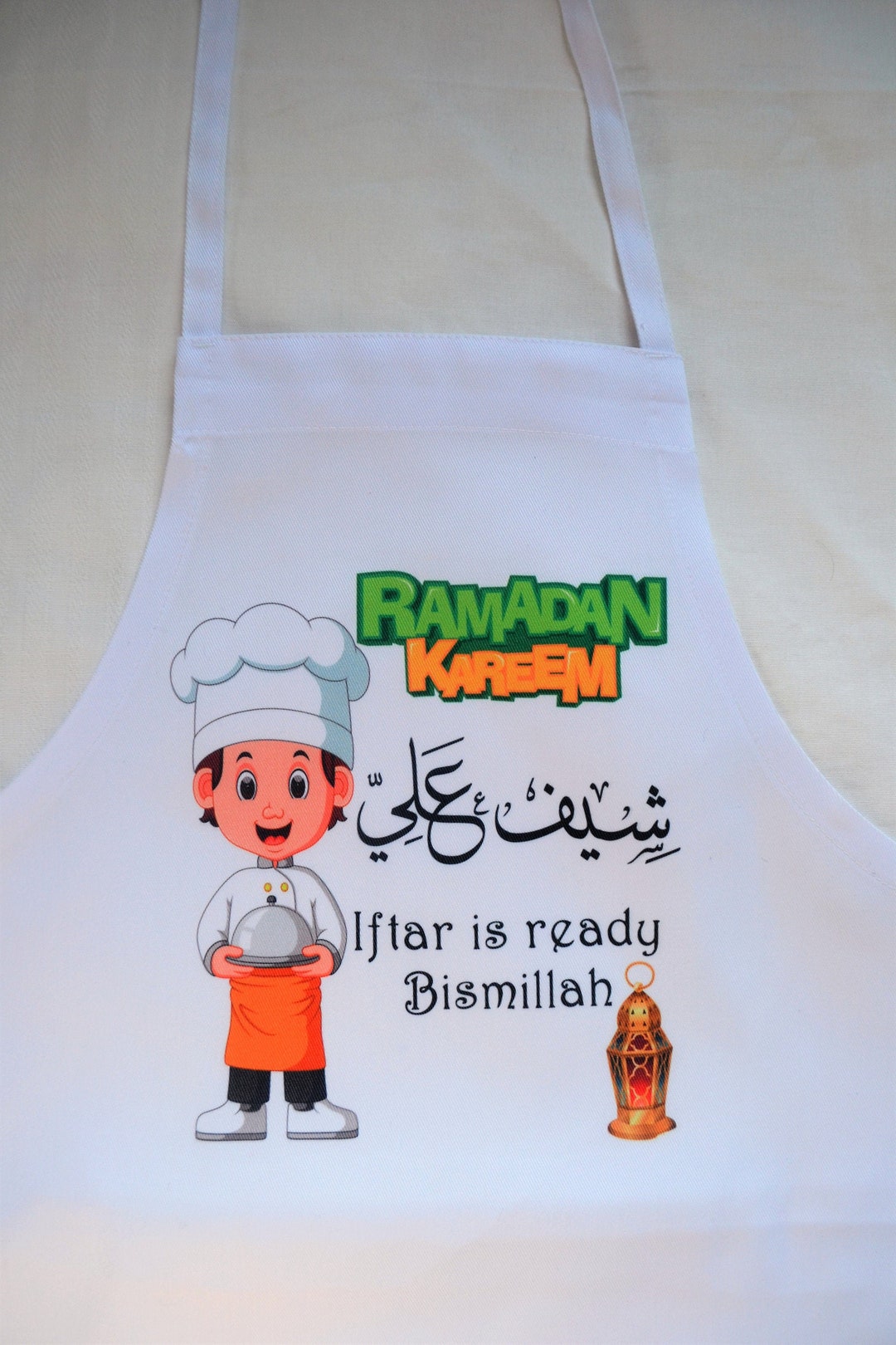 Personalized Ramadan Apron for Kids, Personalized Apron for Kids and ...