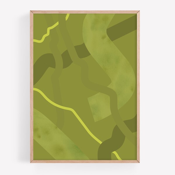 Chartreuse Art - Etsy