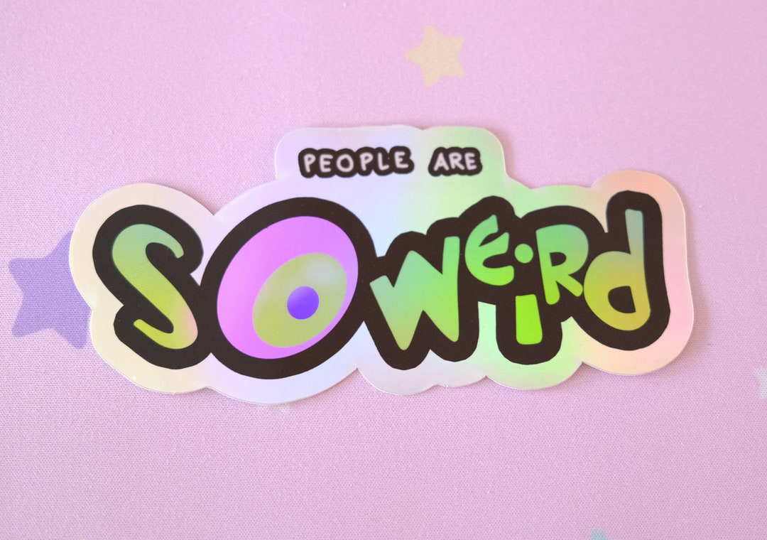 So Weird Sticker Disney Channel Original Holographic - Etsy