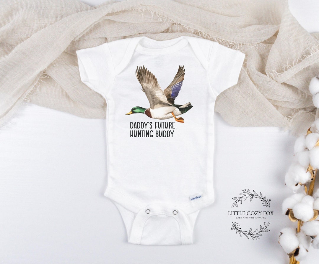 Duck Hunting Daddy's Future Hunting Buddy Onesie® Hunting Baby Gift ...