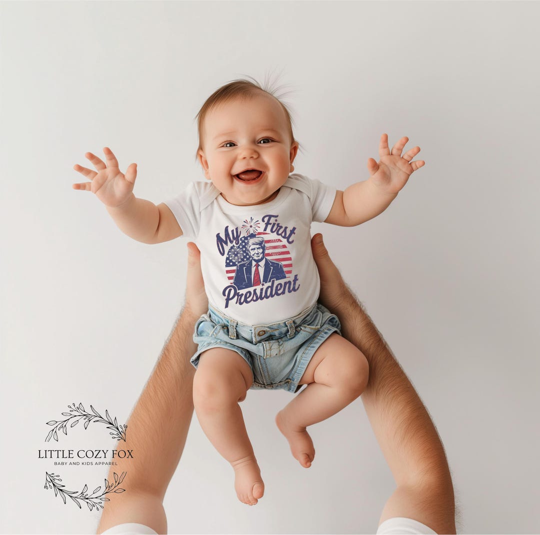 My First President Baby Onesie® Patriotic Newborn Outfit USA Election ...