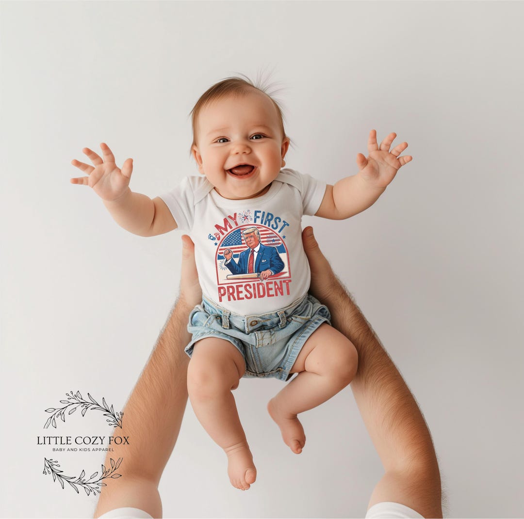 Patriotic Baby Outfit My First President Onesie® USA Election Year ...