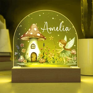Custom Fairy Night Light, Toddler Girl Gift, Personalized Kids Gifts ...