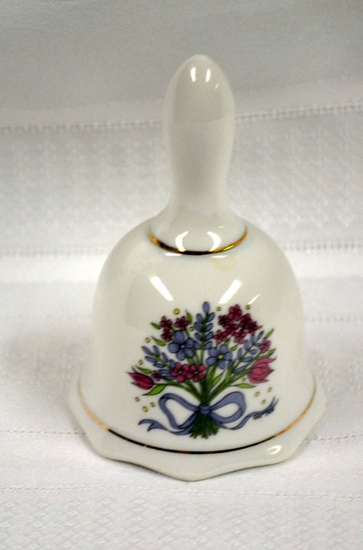 Ceramic Bell, 124, Vintage Bell, Bell, Hand Bell, Pottery, Collectable ...