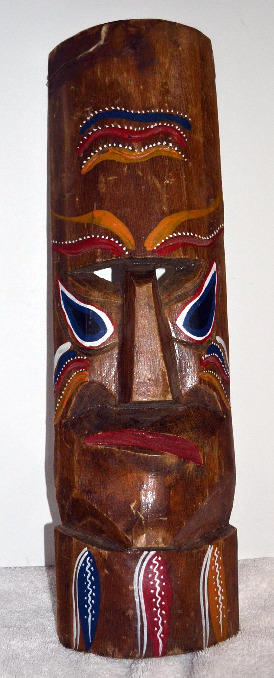 African Mask – Tiki Wall Art, C – 1166 - Etsy