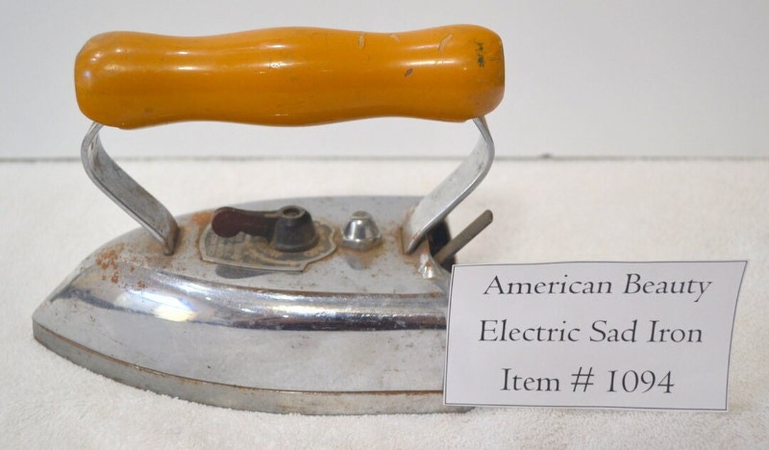 American Beauty Electric Sad Iron, # V - 1077, Electric Sad Iron, Sad ...