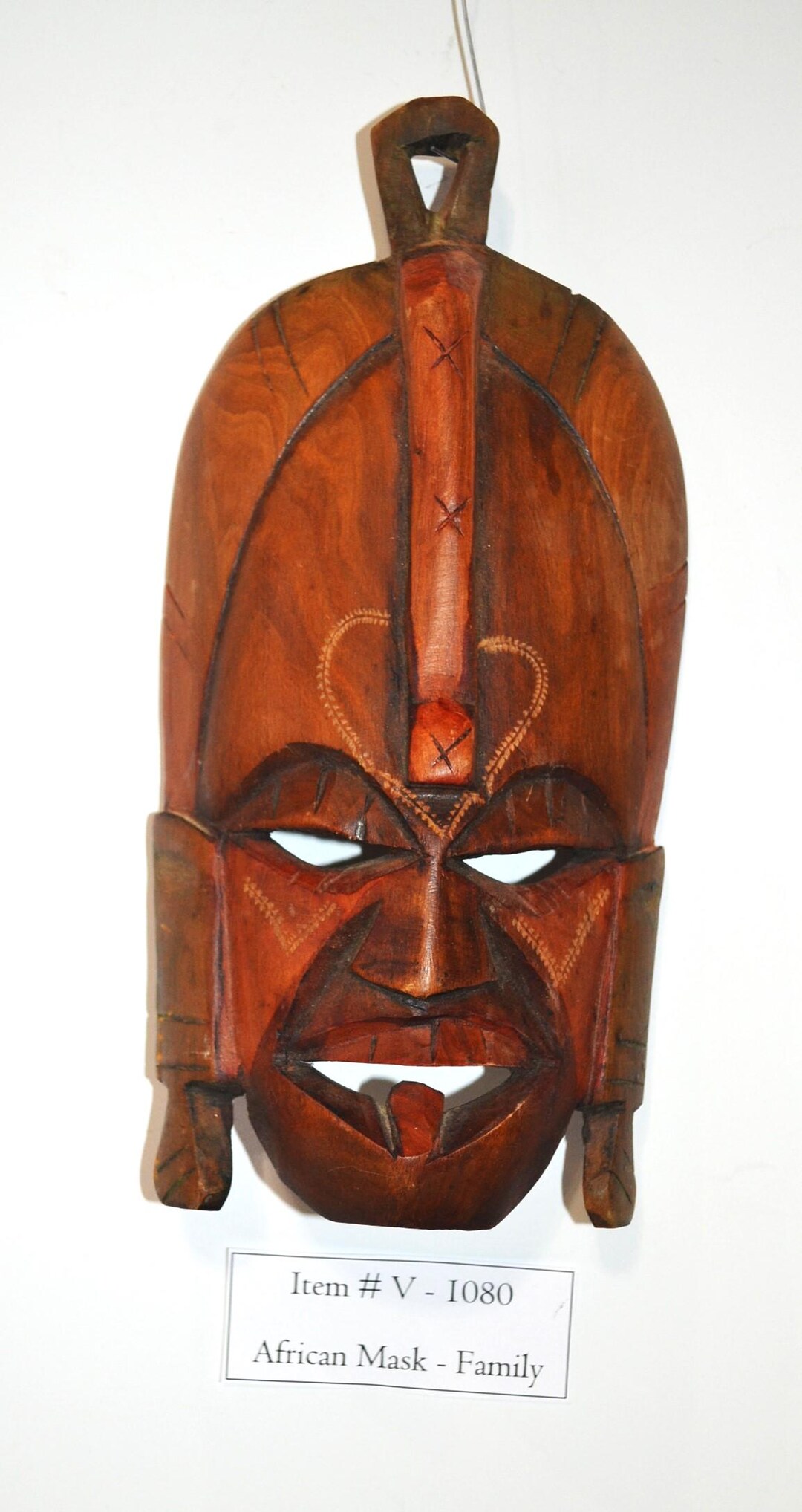 African Mask, Handmade African Mask, Wooden African Mask, Wall Décor - Etsy