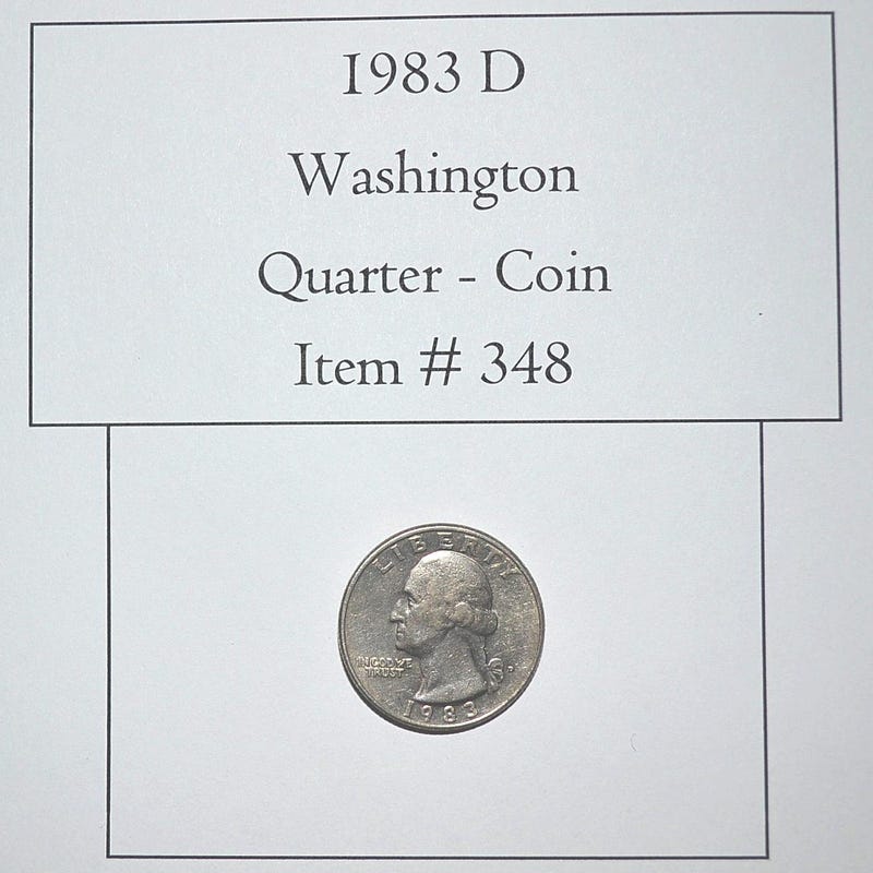 1983 Quarter - Etsy