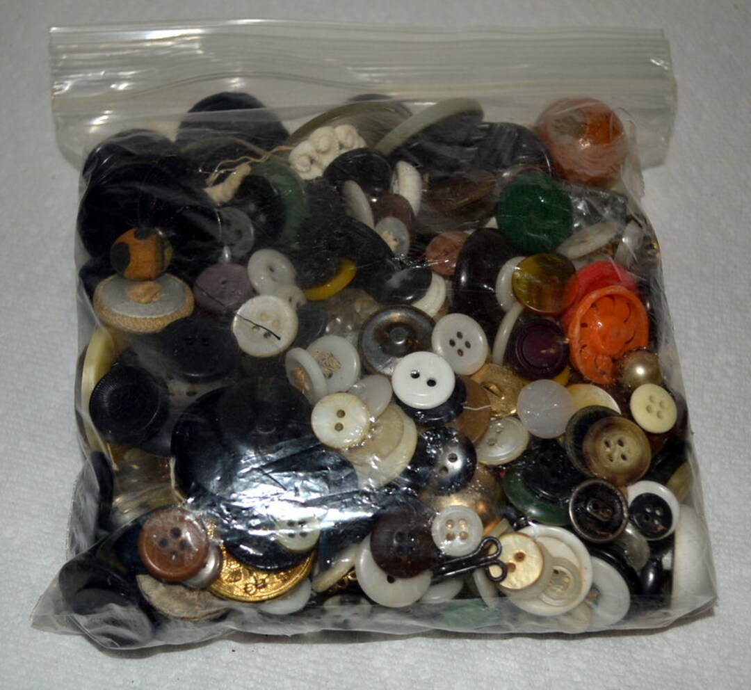 Buttons, # 434, Mixed Buttons, Vintage Buttons, Craft Buttons, Antiques ...
