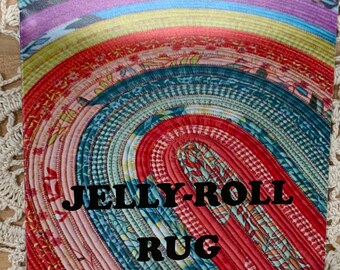 Jelly Roll Rug Pattern | Etsy