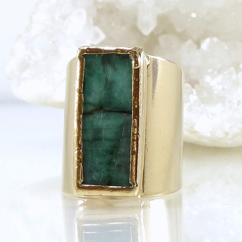 Emerald Ring - Etsy