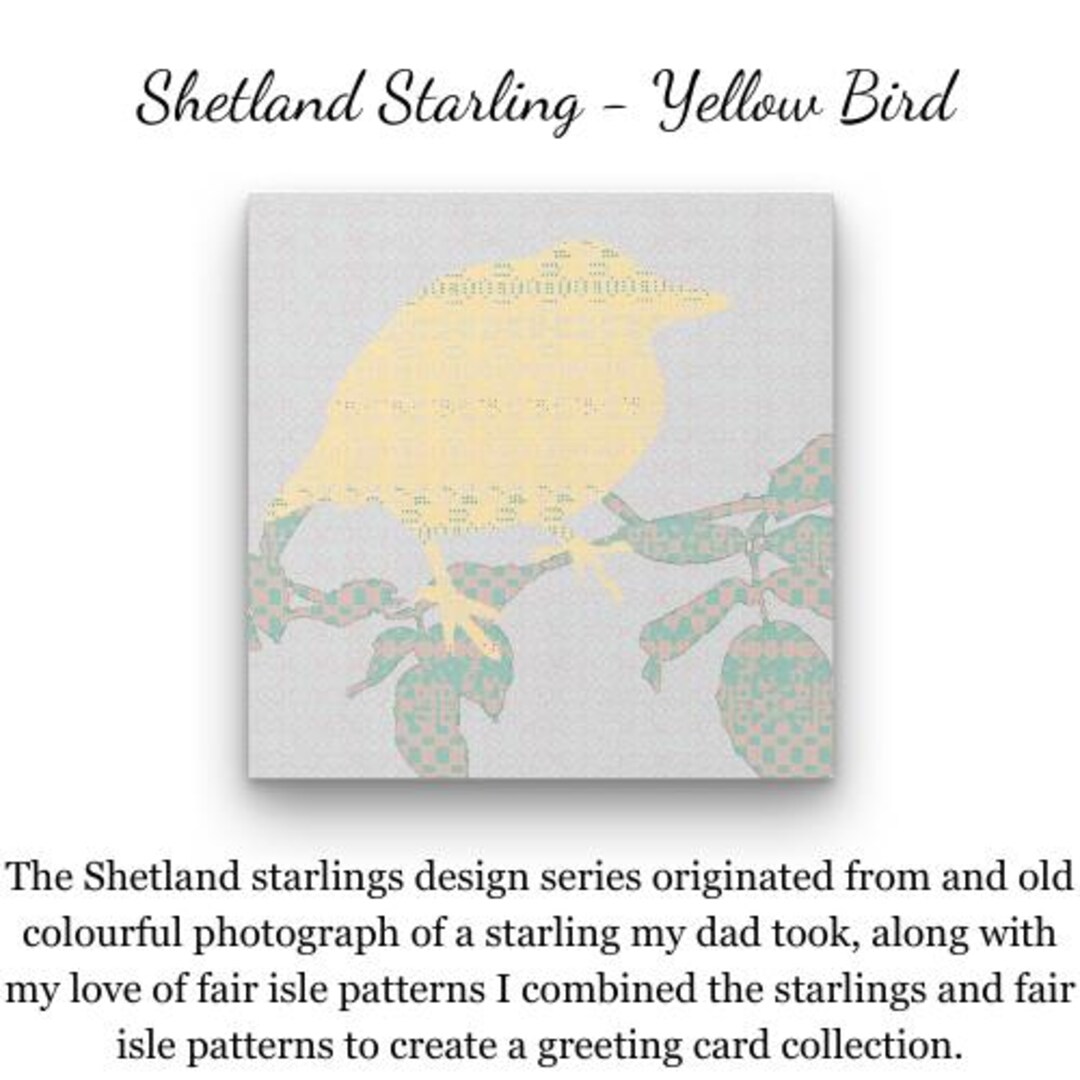 Fair Isle Yellow Bird, Shetland Islands, Fair Isle Bird, Wall Art ...
