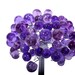 Purple Bedside Table Lamp, Modern Table Lamp With Purple Color Bubbles ...