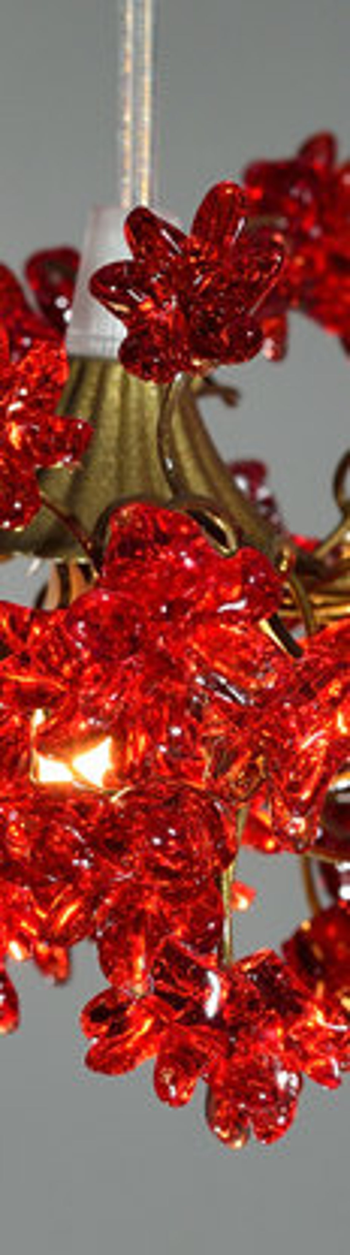 Ceiling Lighting, Kitchen Island Light With Red Color Jumping Flowers ...