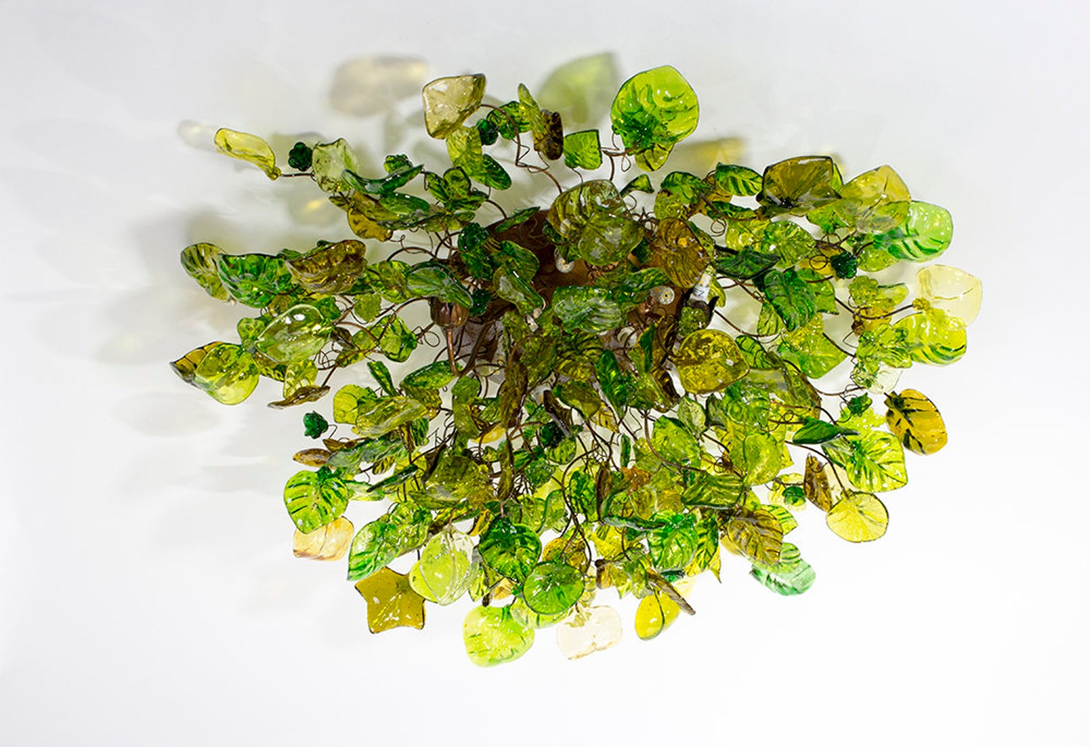 Green Flush Mount Lighting Ceiling Mount Light With Green | Etsy