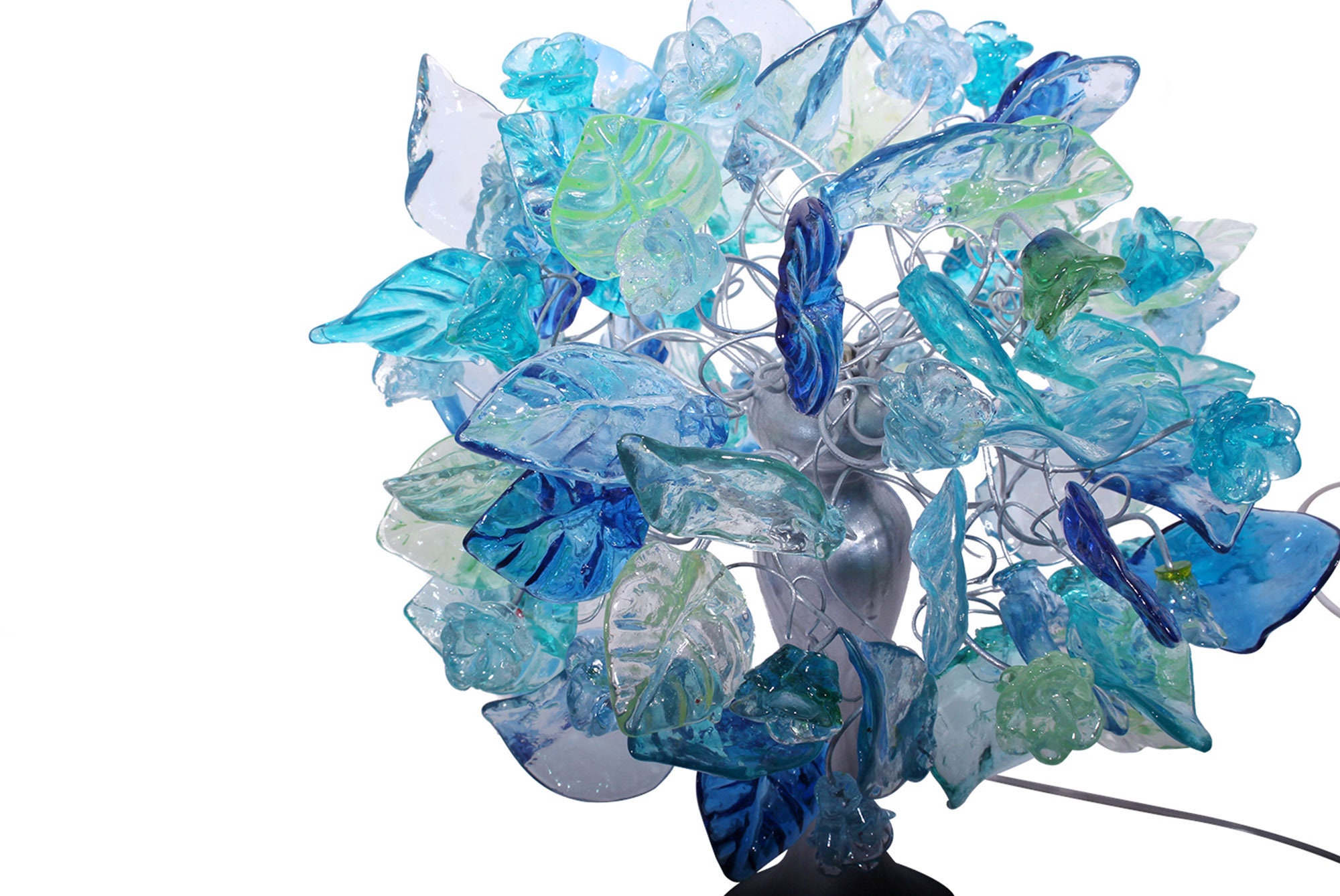 Blue Table Lamp, Modern Desk Lamp, Decorative Table Lamp With Sea Color ...