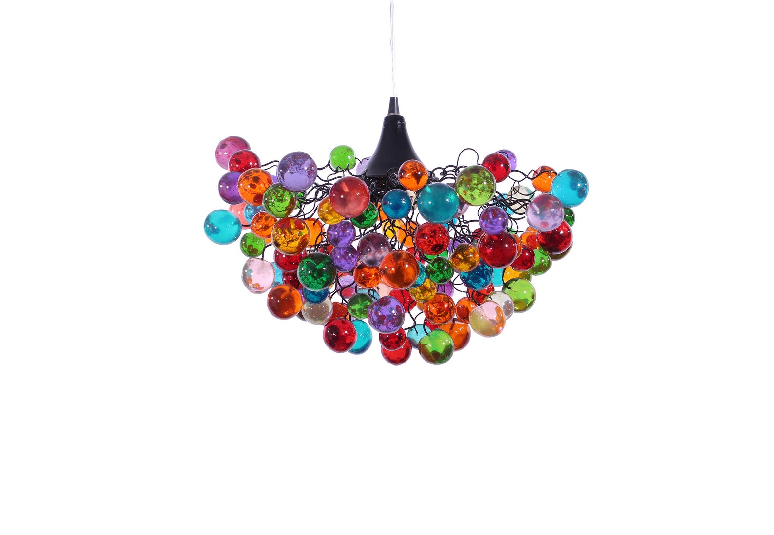 Multicolored Bubbles Light Fixture Hanging Lighting With - Etsy