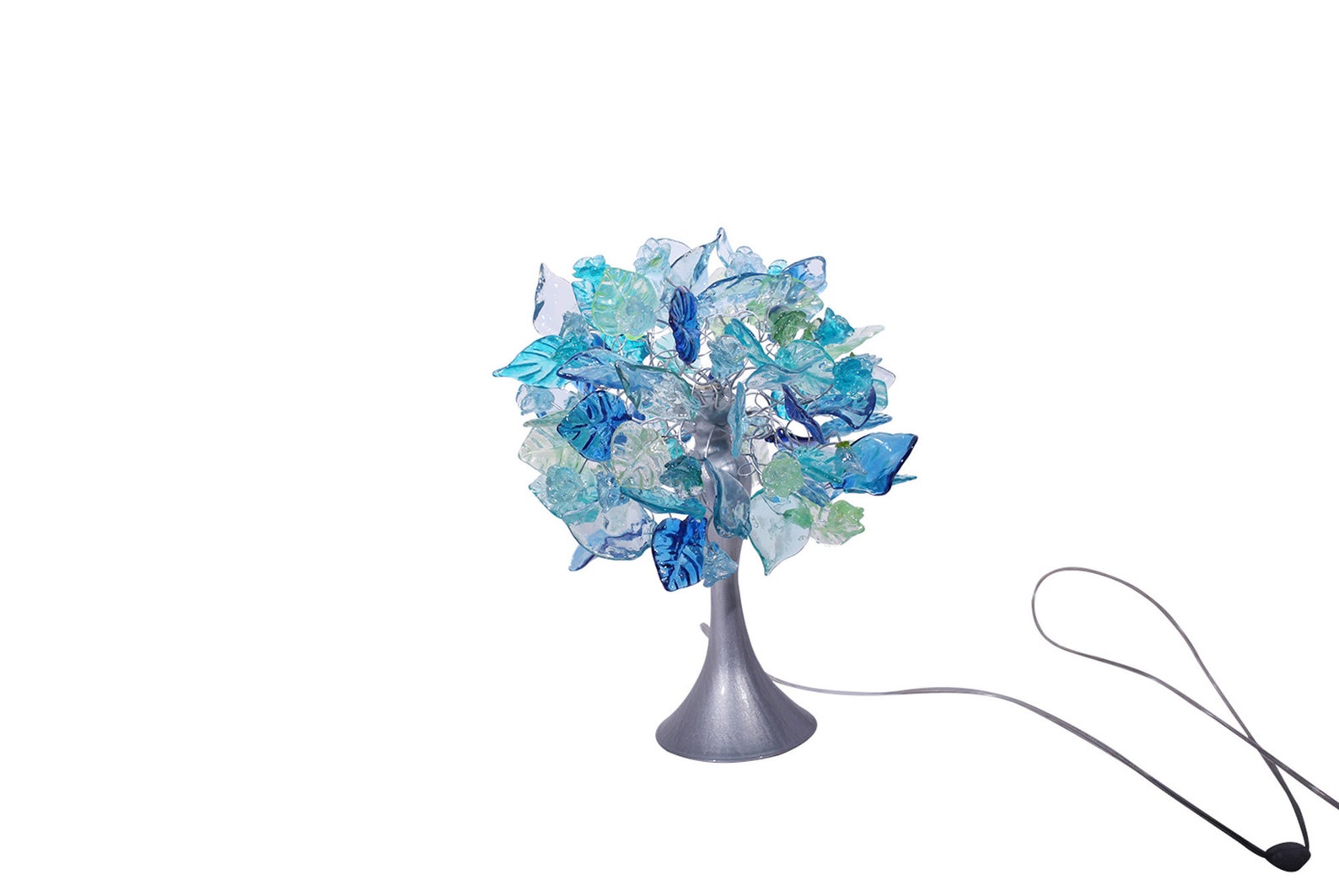 Blue Table Lamp, Modern Desk Lamp, Decorative Table Lamp With Sea Color ...