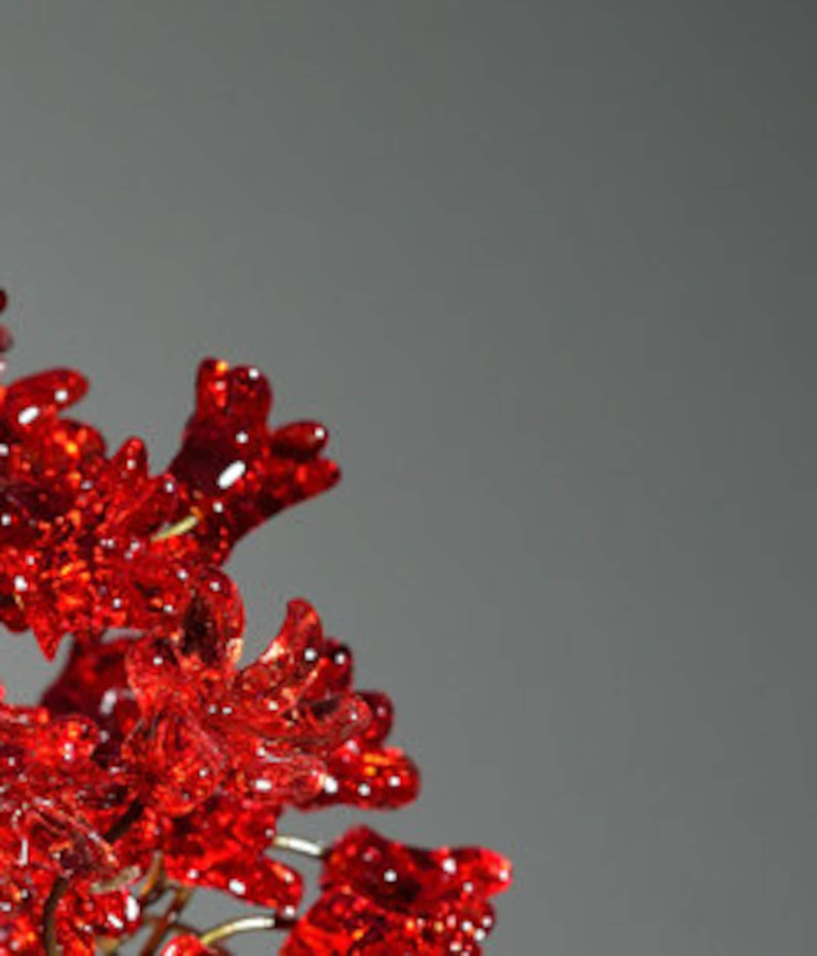 Ceiling Lighting, Kitchen Island Light With Red Color Jumping Flowers ...