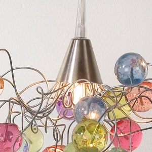 Pastel Bubble Ceiling Lighting, With Pastel Color Bubbles for Girls ...