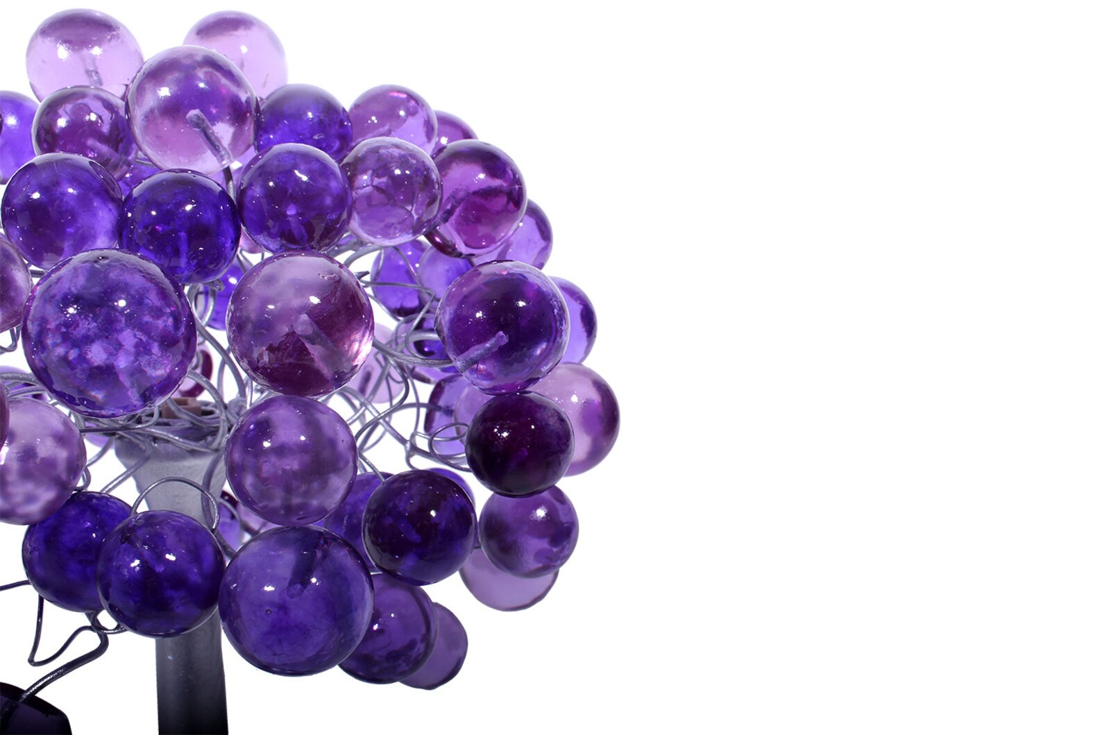 Purple Bedside Table Lamp Modern Table Lamp With Purple Color - Etsy