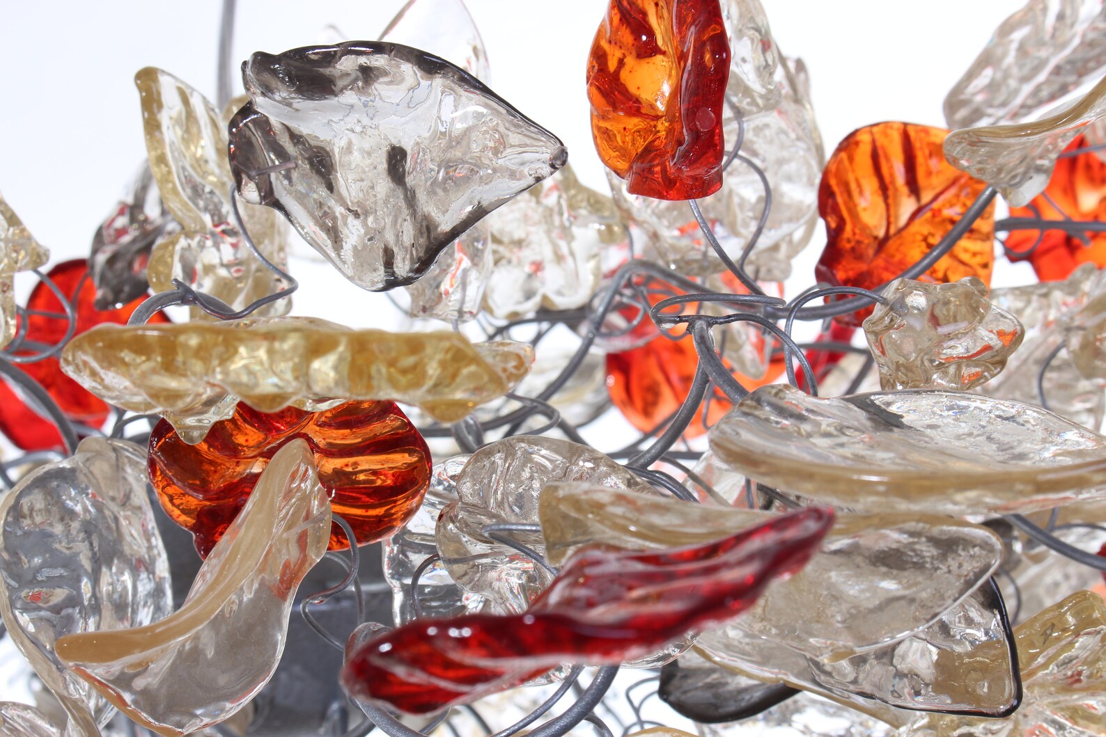 Unique Chandeliers Lighting Modern Chandelier With Clear Gray - Etsy