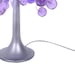 Purple Bedside Table Lamp, Modern Table Lamp With Purple Color Bubbles ...