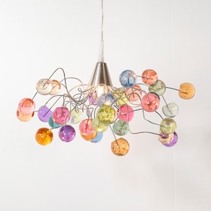 Pastel Bubble Ceiling Lighting, With Pastel Color Bubbles for Girls ...