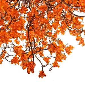 Orange Dining Room Lighting, Hanging Chandeliers With Orange Jumping ...