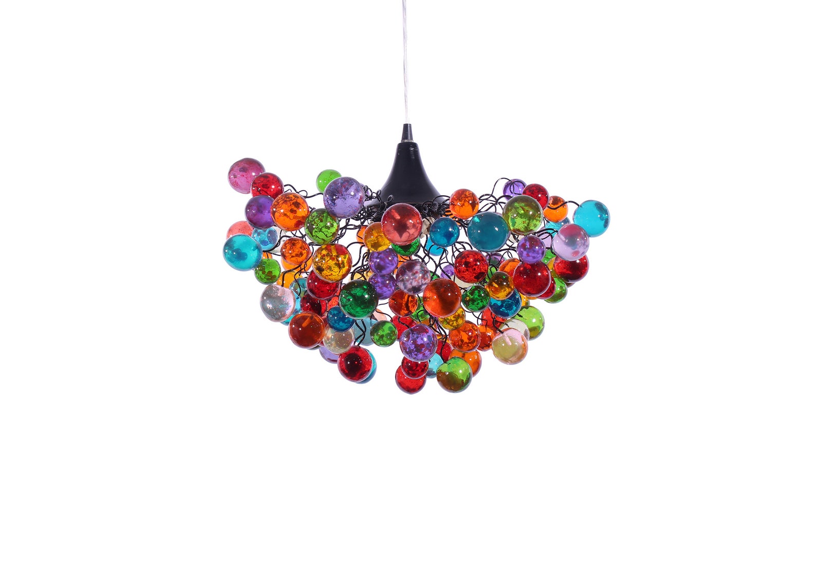 Multicolored Bubbles Light Fixture Hanging Lighting With - Etsy