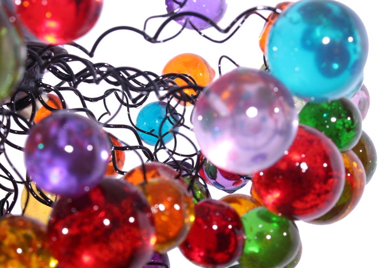 Multicolored Bubbles Light Fixture Hanging Lighting With - Etsy