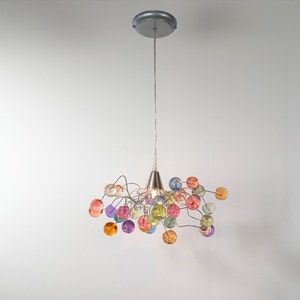 Pastel Bubble Ceiling Lighting, With Pastel Color Bubbles for Girls ...