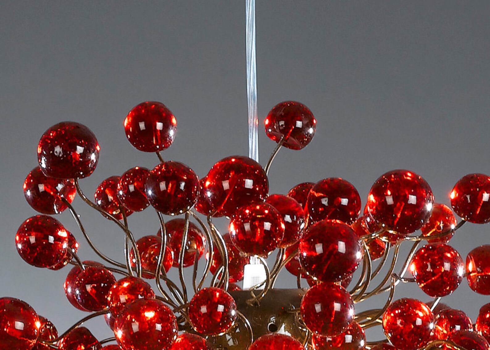 Red Ceiling Lamp Hanging Light With Red Bubbles for Dining | Etsy