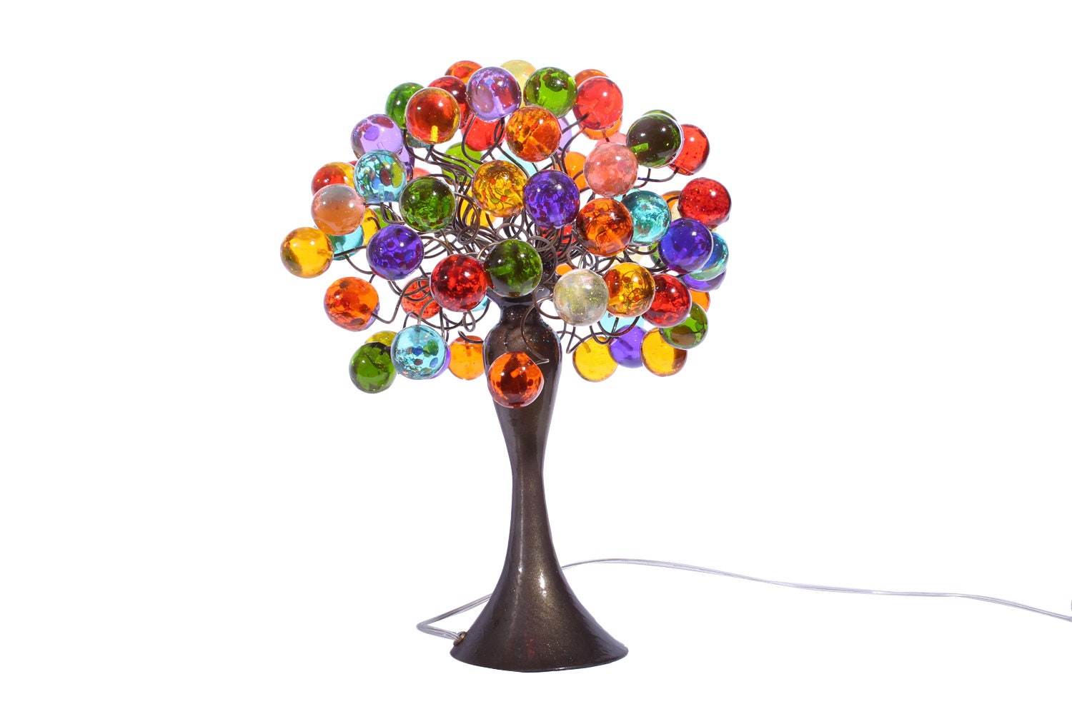 Modern Bedside Lamp With Multicolored Bubbles, Unique Table Lamp ...