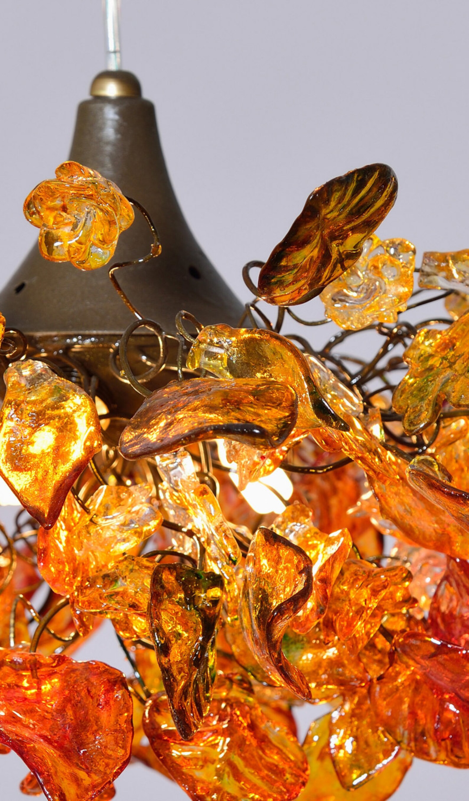 Orange Light Fixture Lighting Hanging Chandeliers Ceiling - Etsy